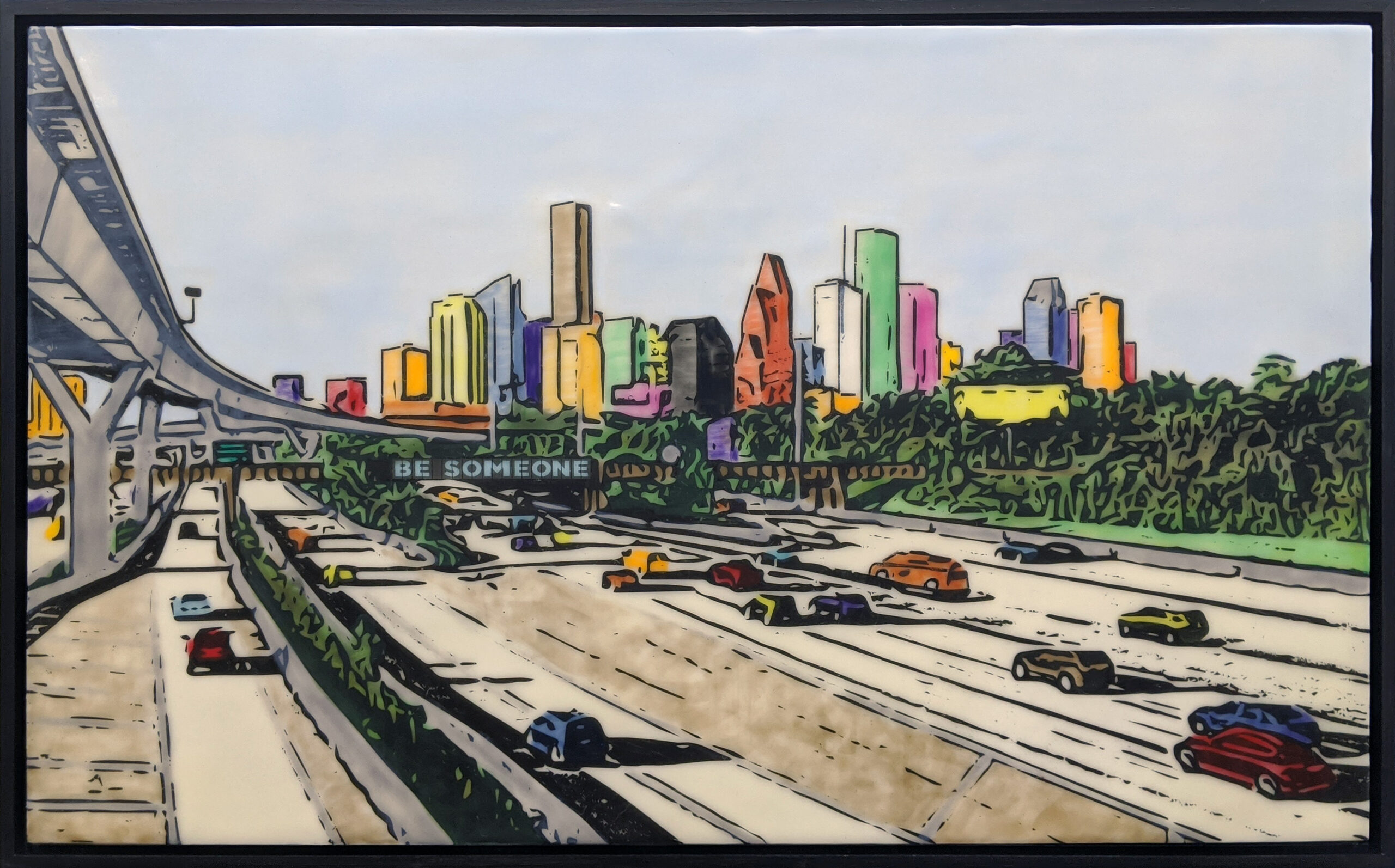 H-Town Skyline 114 - Joel Anderson Art
