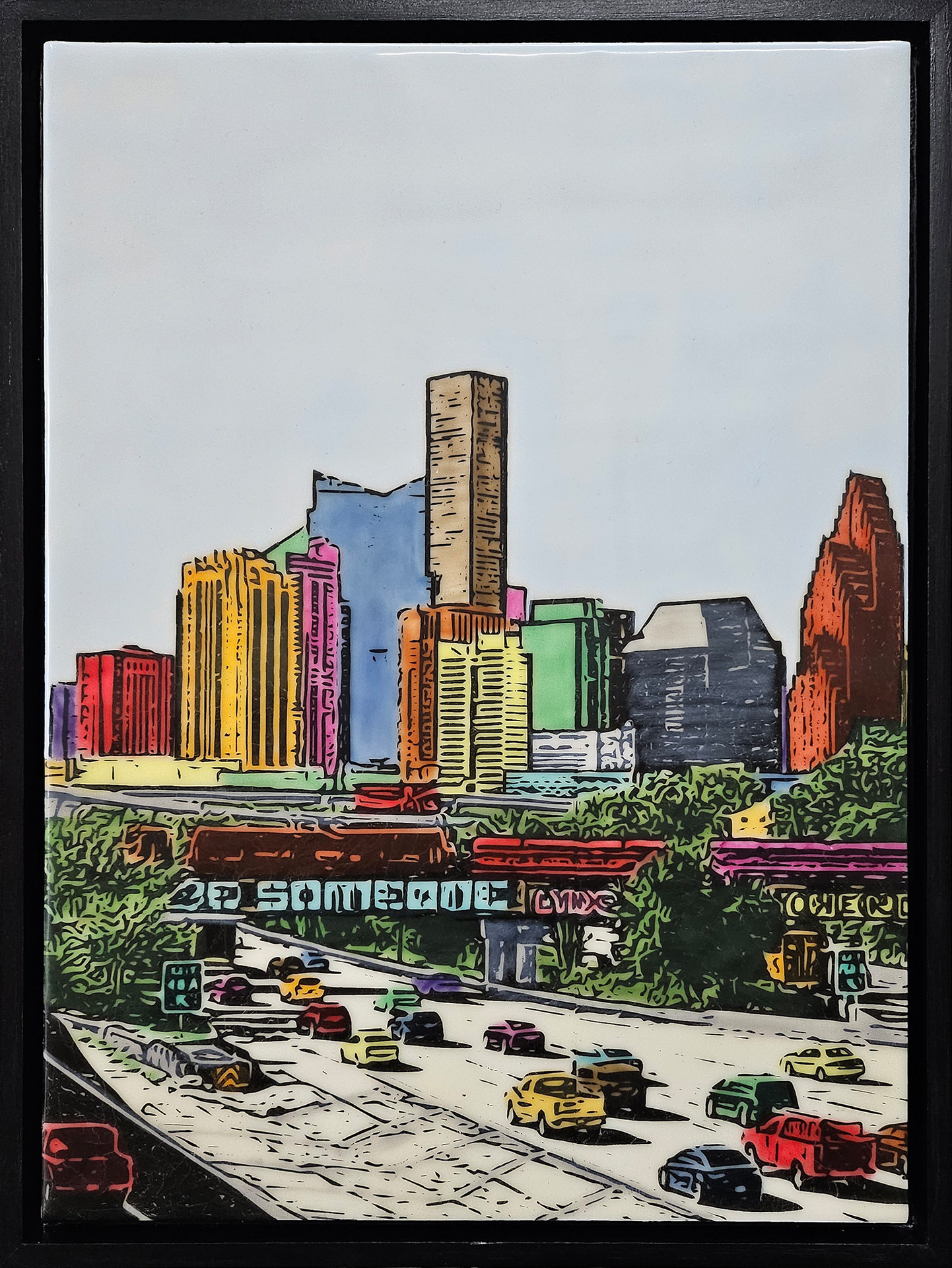 H-Town Skyline 234 - Joel Anderson Art